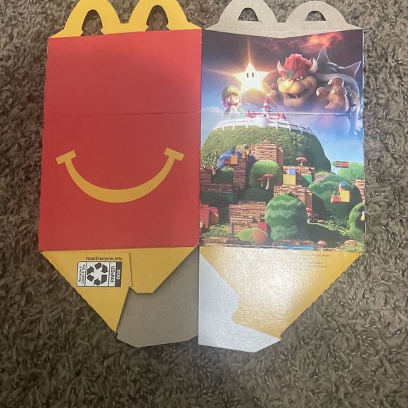 McDonald's | Toys | Mcdonalds Happy Meal 223 Empty Box The Super Mario ...